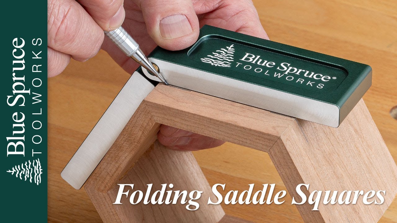 Folding Saddle Squares | Blue Spruce Toolworks - YouTube