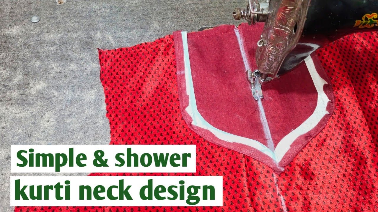 Easy kurti neck design cutting and stitching // kurti front neck design ...