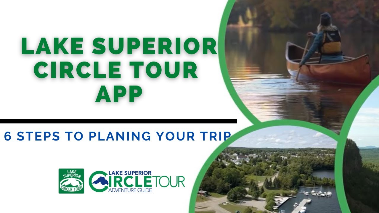Lake Superior Circle Tour App Tutorial - Trip Planner - YouTube