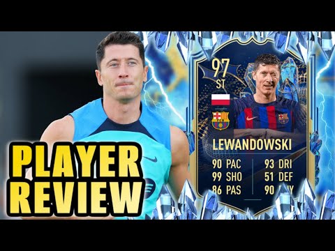 IS HE BETTER THAN KANE?! 97 TOTS LEWANDOWSKI PLAYER REVIEW! - FIFA 23 ...