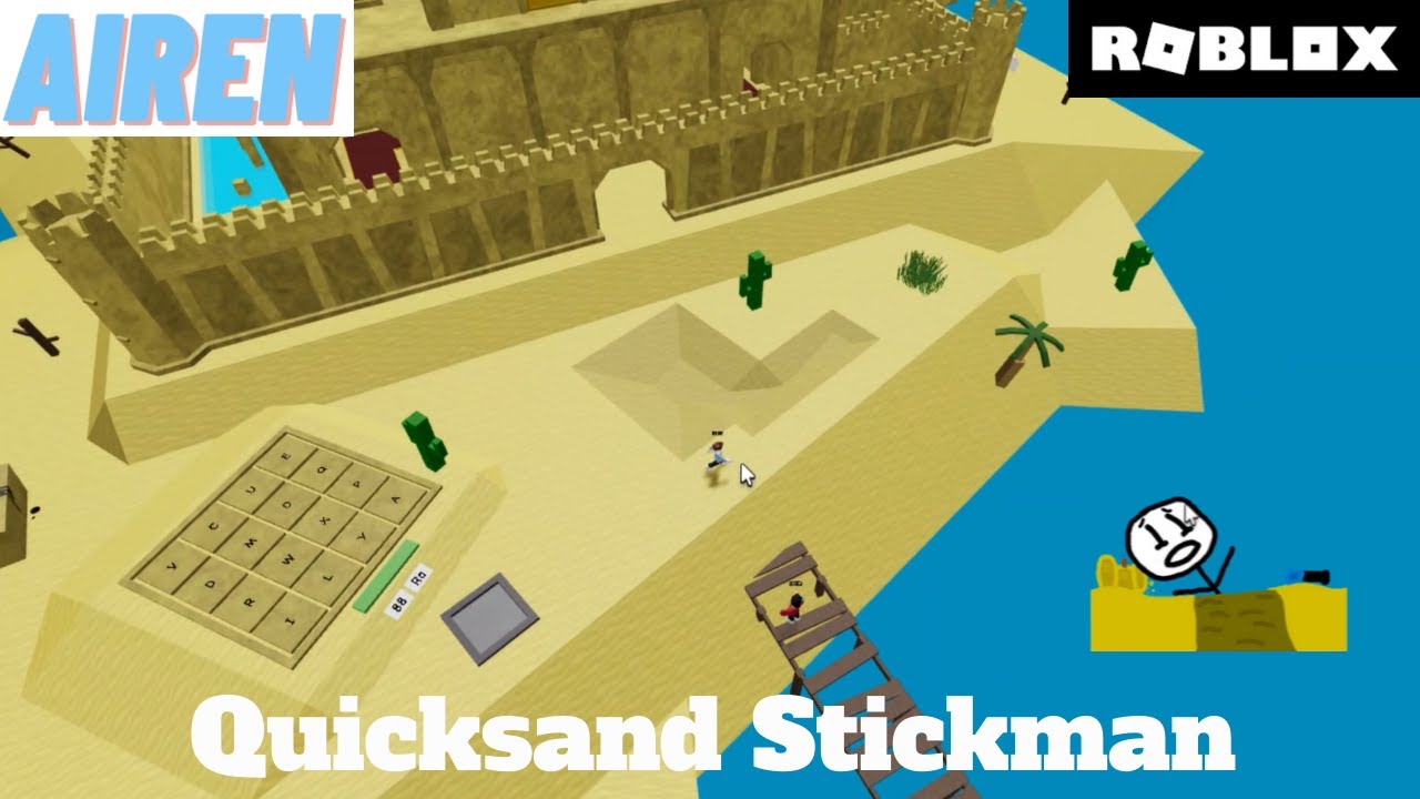 Quicksand Stickman Find the Stickmen Roblox - YouTube