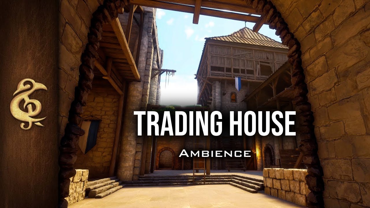 Trading House (No Voice) | Medieval RPG Ambience | 3 Hours - YouTube