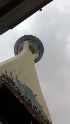 making the stratosphere 855 ft drop look easy!! - YouTube