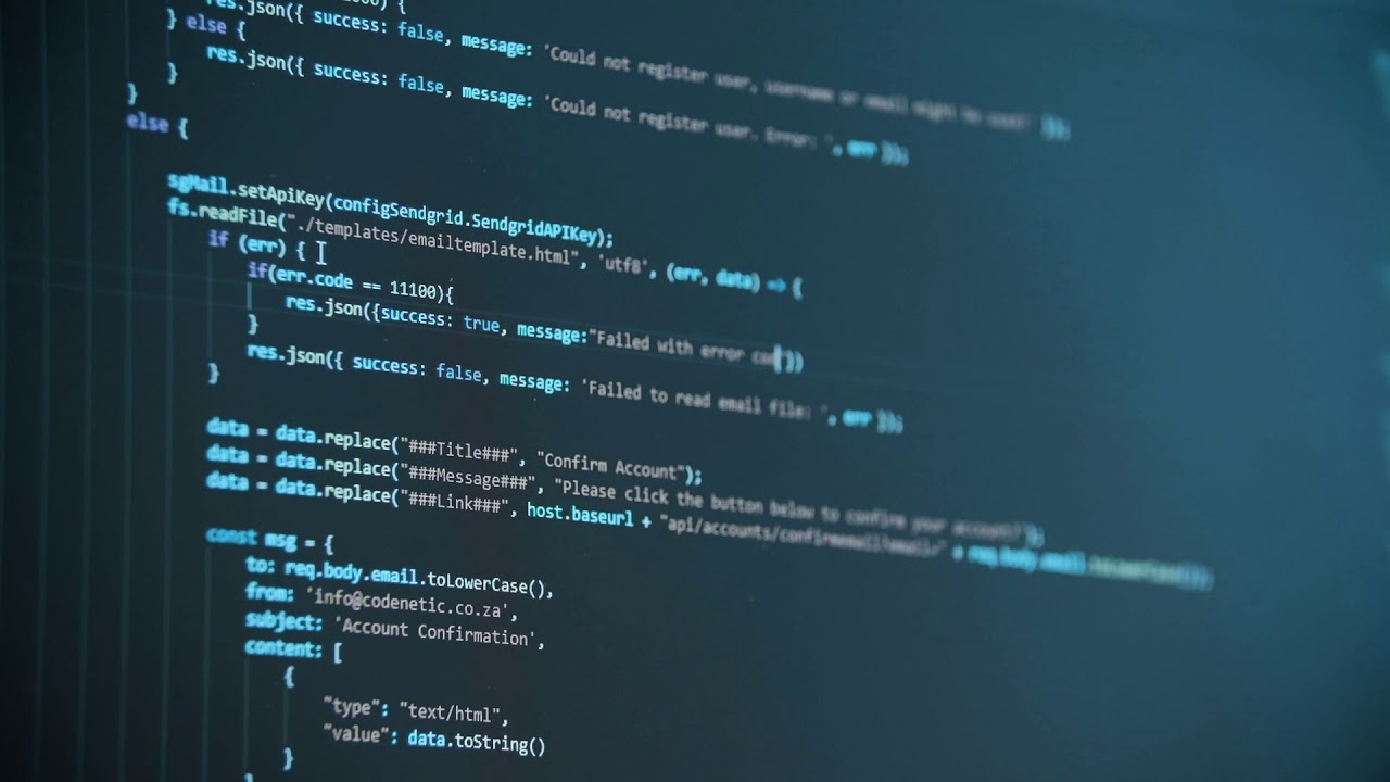 Coding Stock Video - YouTube