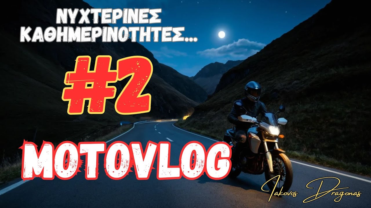 Βραδινές Καθημερινότητες με Μικρόφωνο! - #motovlog 2 - YouTube