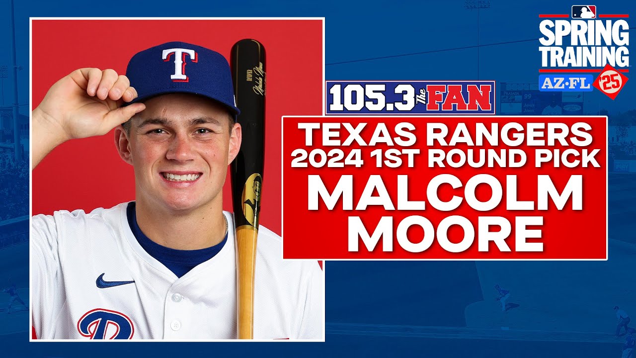 Rangers 2024 1st Round Pick Malcolm Moore Live At Spring Training! | K ...
