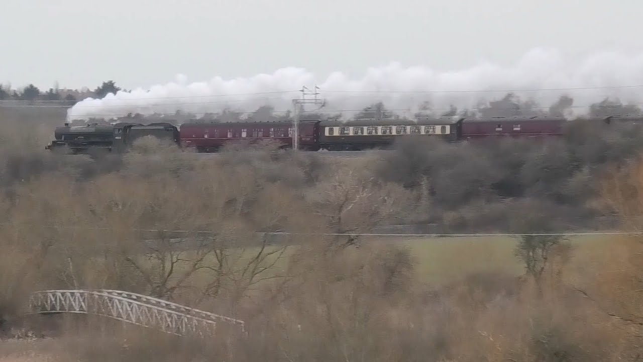 GALATEA Running as 45627 SIERRA LEONE at Haversham Viaduct - YouTube