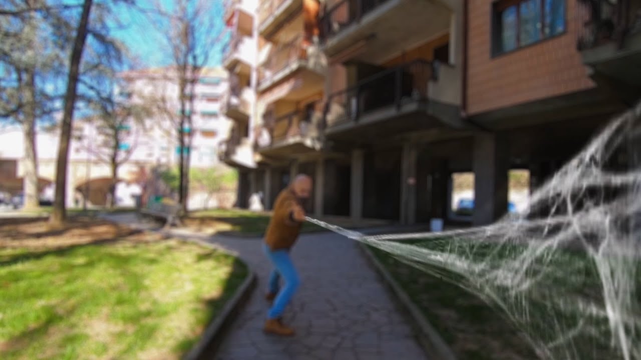 SpiderMan Web Effect VFX - YouTube