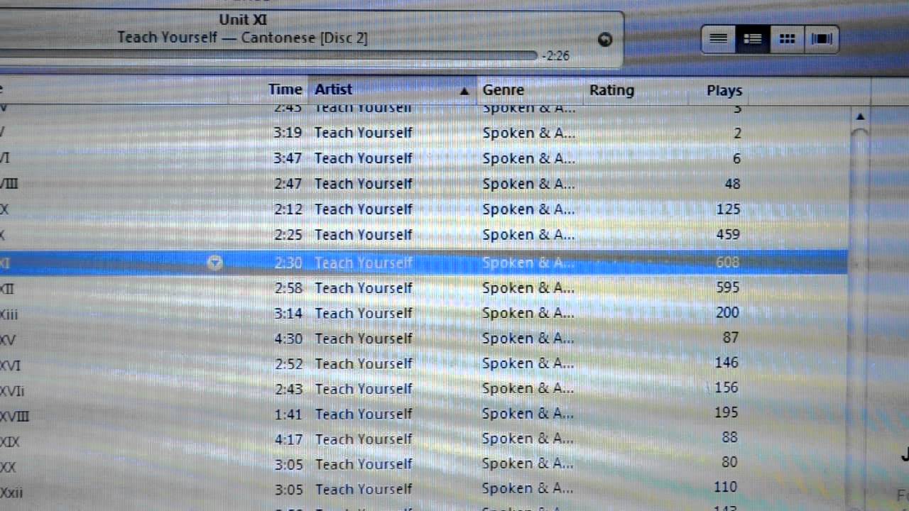 Keeping track of listening - YouTube