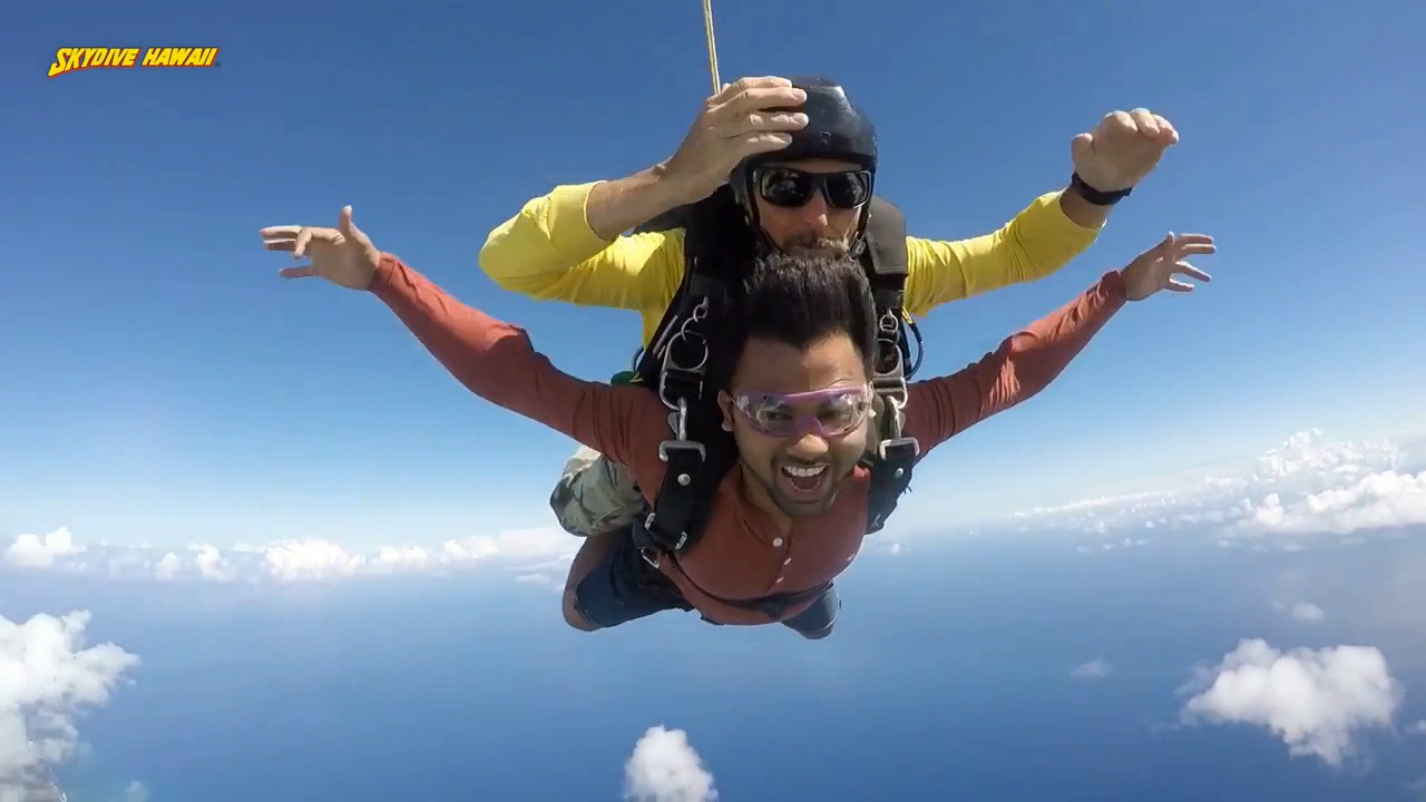 Skydiving Hawaii trip - (Most beautiful drop zone) - YouTube