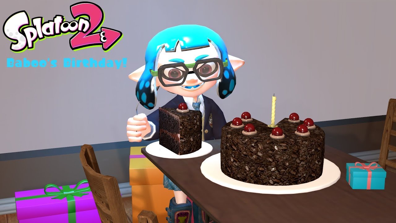 Splatoon 2: Baboo’s Birthday! Poster (SFM) - YouTube