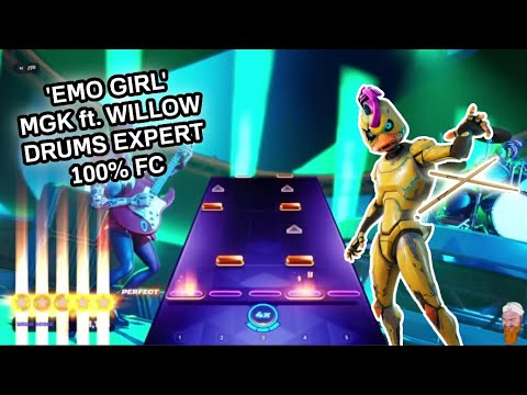 [Fortnite Festival] Emo Girl - Machine Gun Kelly ft. WILLOW Drums 100% ...