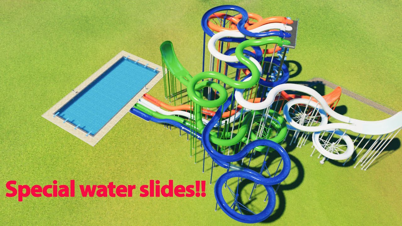 Special Water Slides - Planet Coaster 2 - YouTube