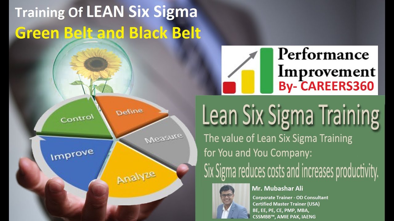 Training Of LEAN Six Sigma Green Belt and Black Belt , DMAIC process ...