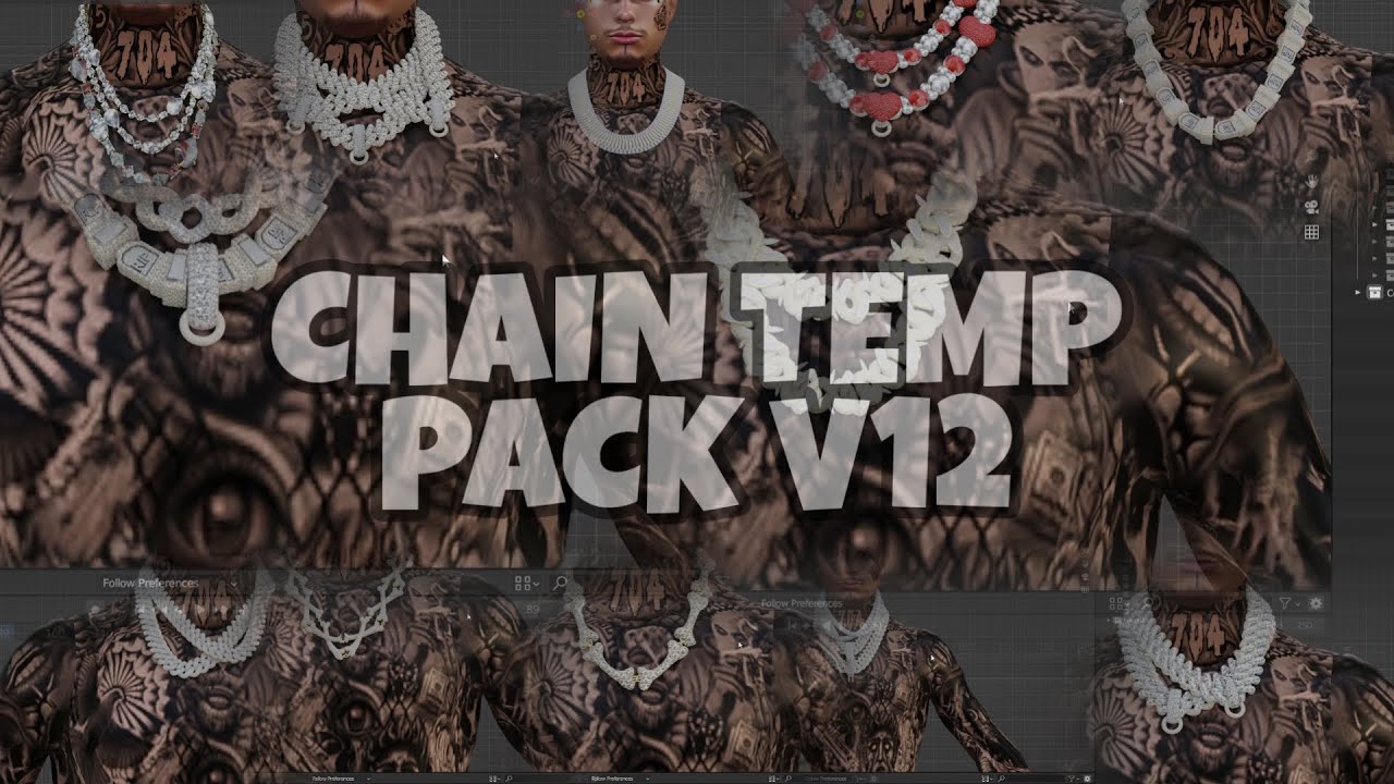 Makin A New Chain Temp Pack V12 In GTA 5 RP (FiveM) | Blender 3D ...