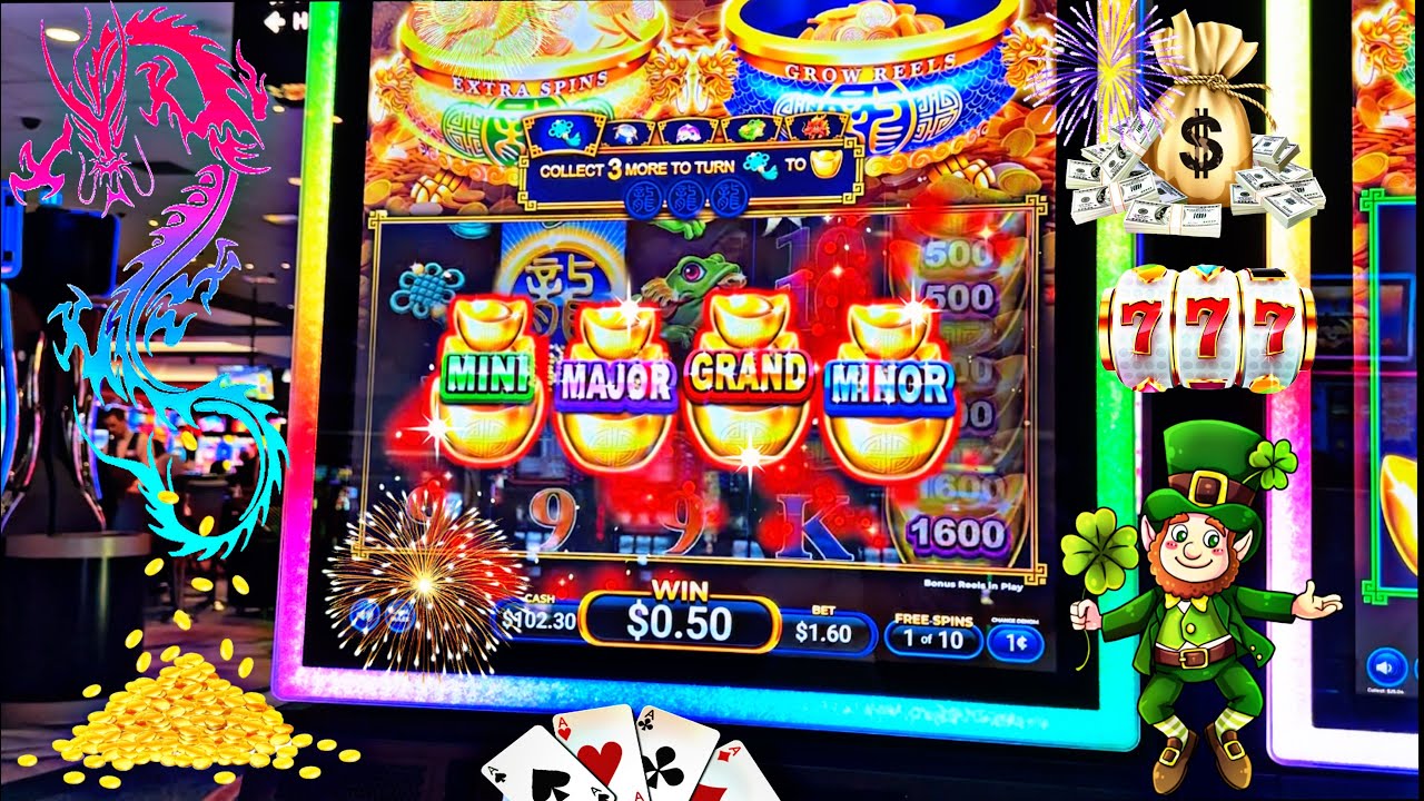 Triple Coin Treasures Slot Machine! ☘️ 🐉💰🎰 What A Comeback! 🤩🎊 #slot # ...