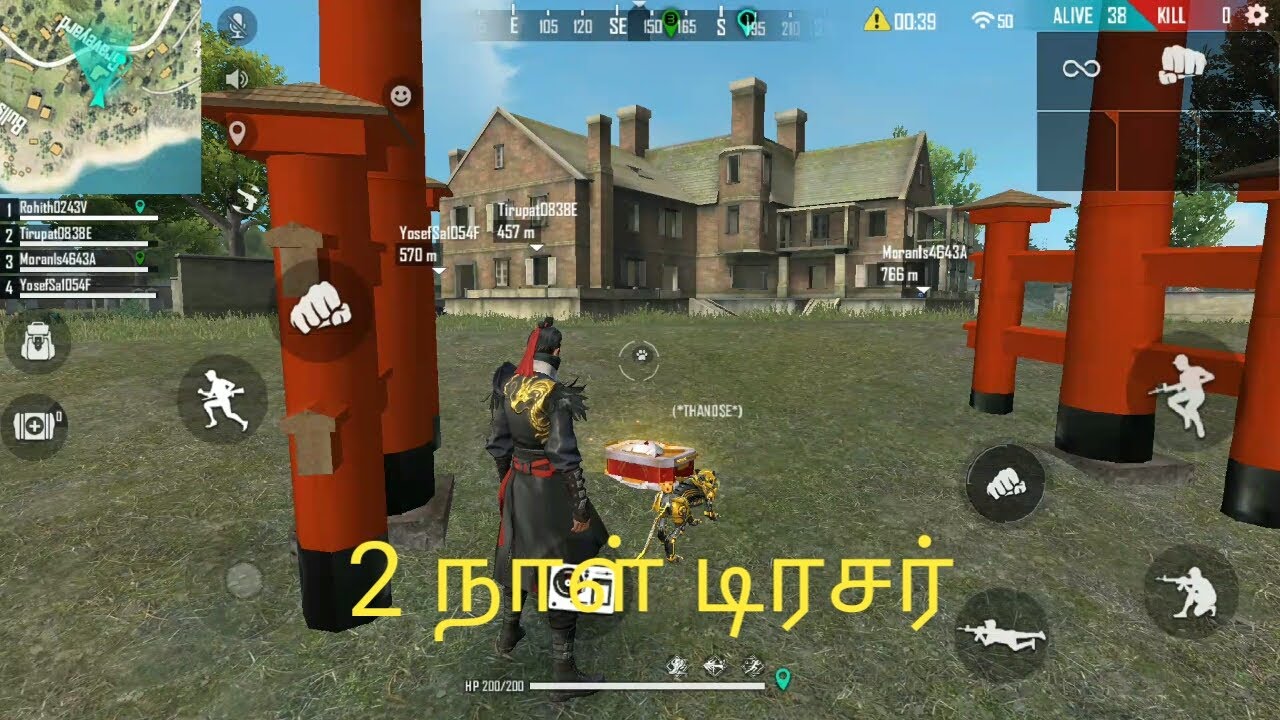 Free Fire Game play 2 day டிரசர் கேம் பிளே - YouTube