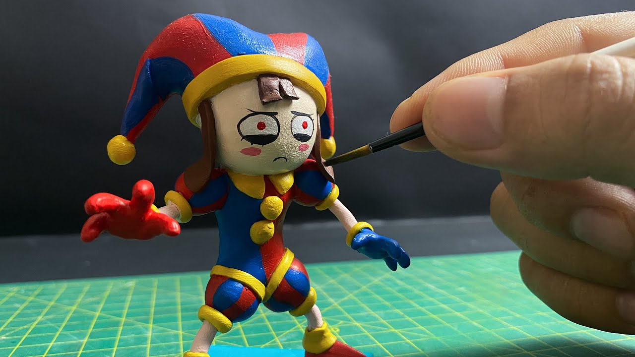 Making THE AMAZING DIGITAL CIRCUS: PILOT Sculptures - Pomni - YouTube