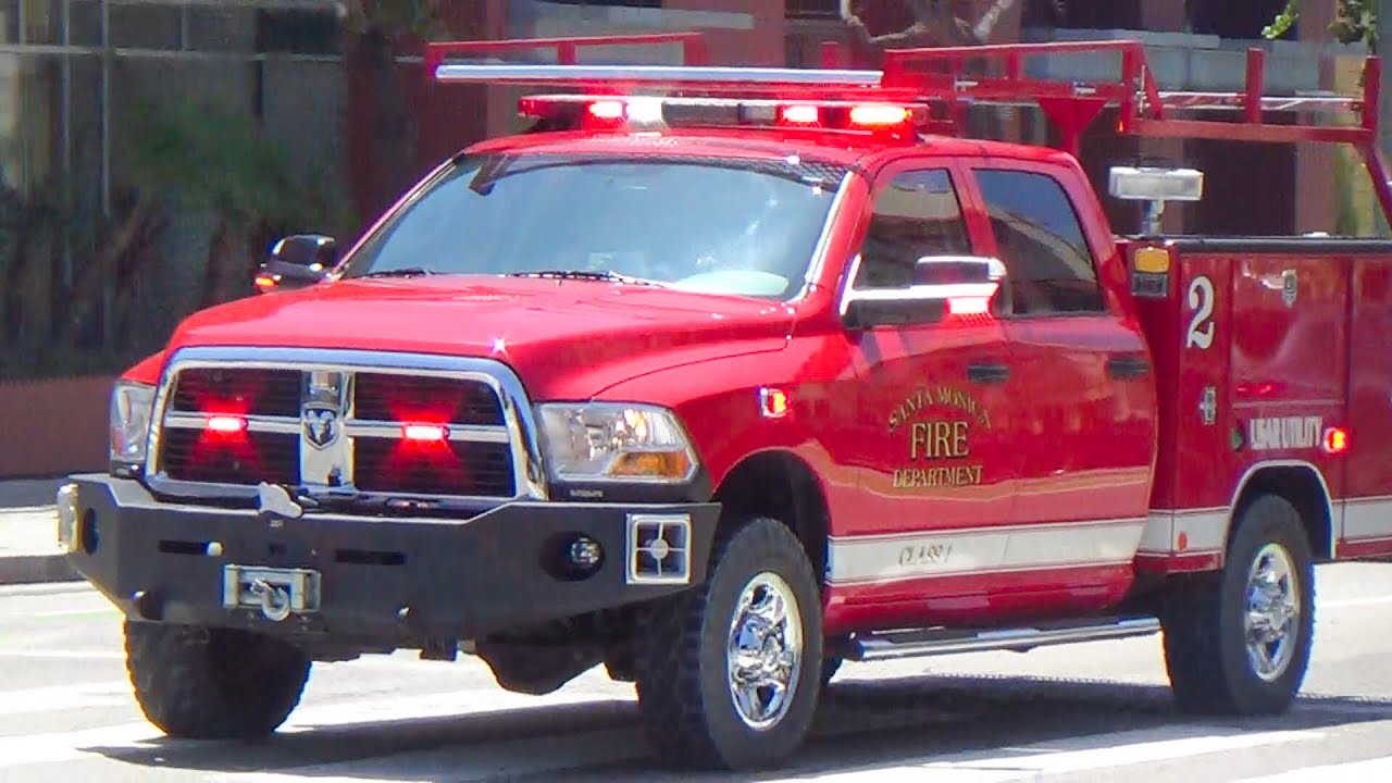 Santa Monica Fire Dept. USAR Utility 2 (Squad 2) - YouTube