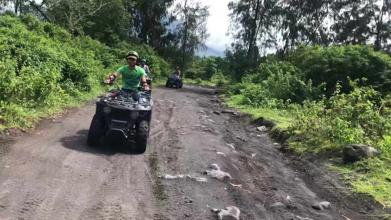 mayon volcano atv drive - YouTube
