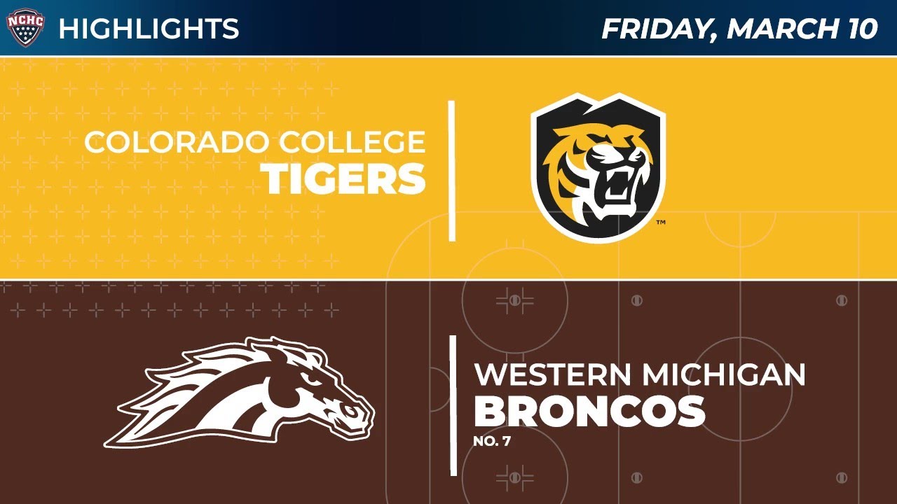 3/10/23 Colorado College at Western Michigan Highlights (Quarterfinals ...