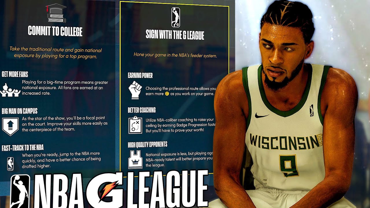 NBA 2K21 Next Gen MyCAREER #2 - G League Debut! Jackson Ellis RETURNS ...