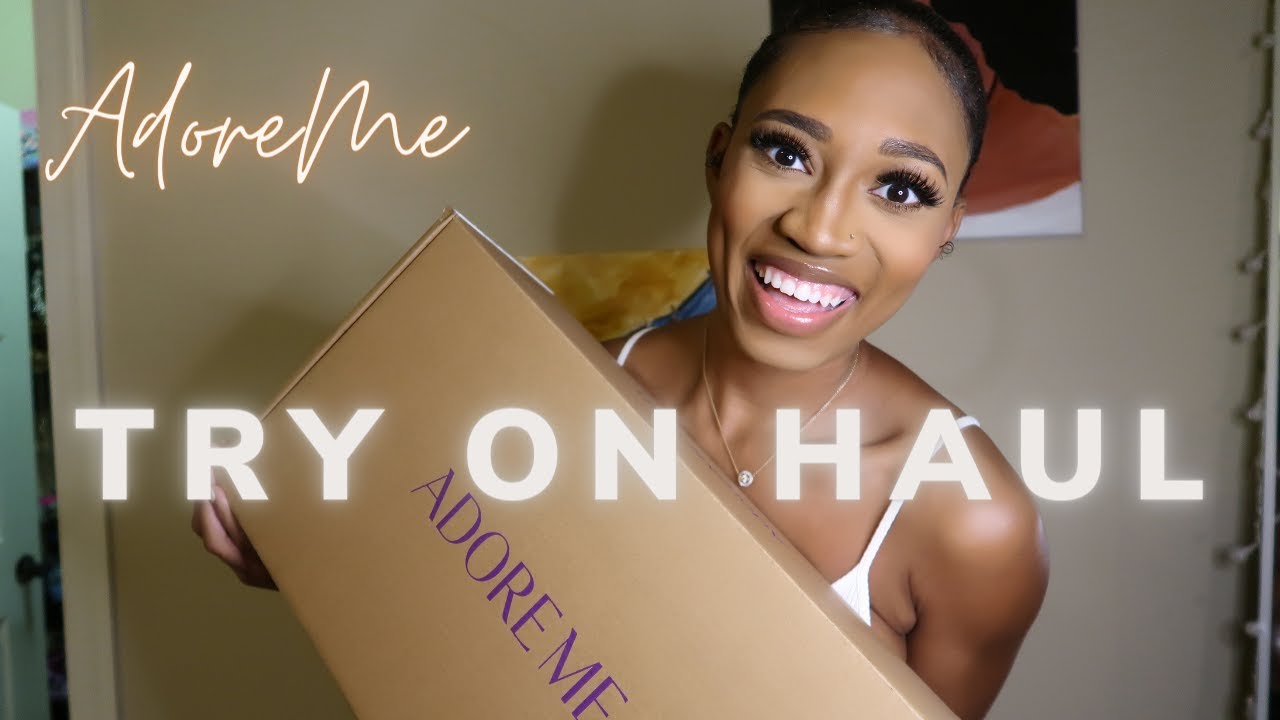 Adore Me Holiday Try On Haul | Bras + Lingerie + PJs + Accessories ...