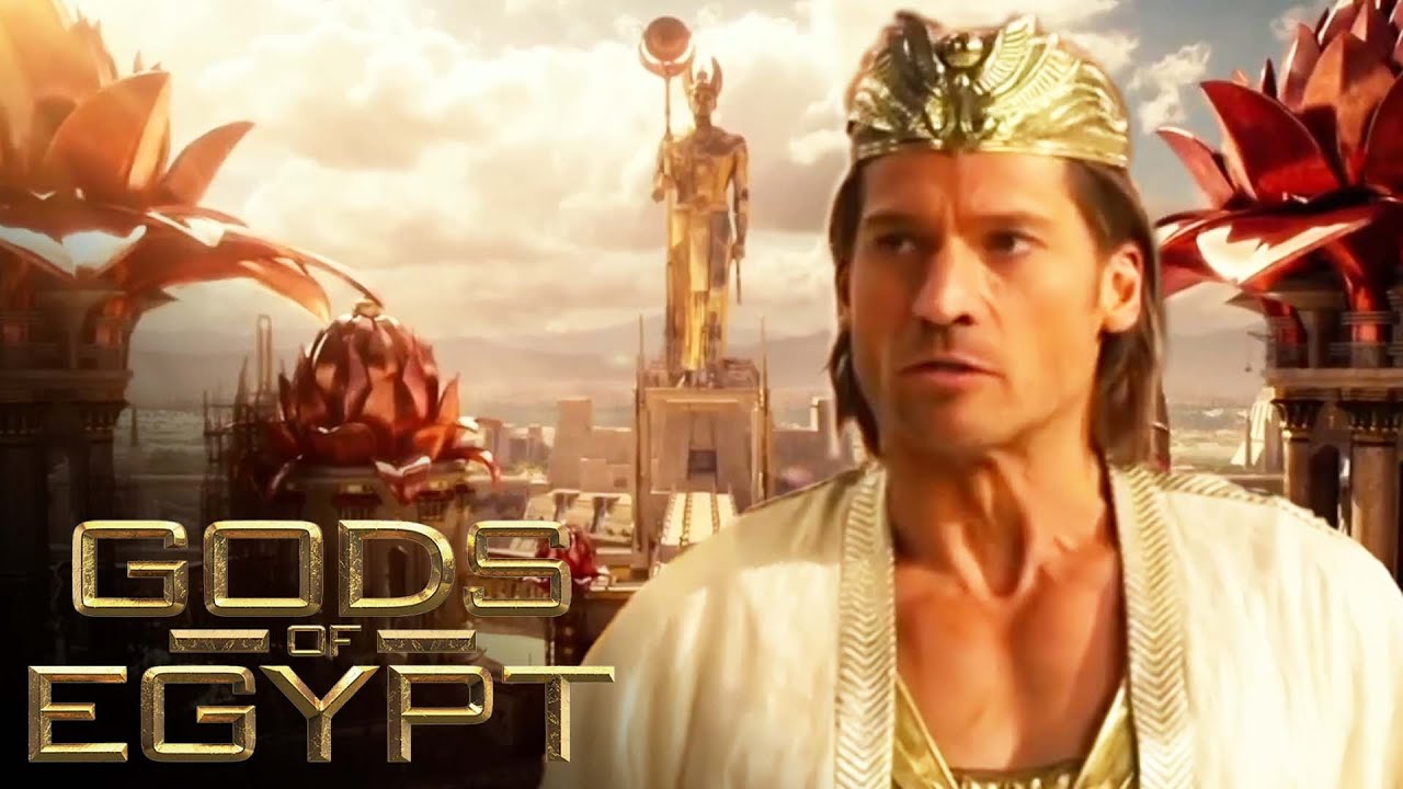 'Horus Is Named King' Scene | Gods of Egypt | Nikolaj Coster-Waldau ...
