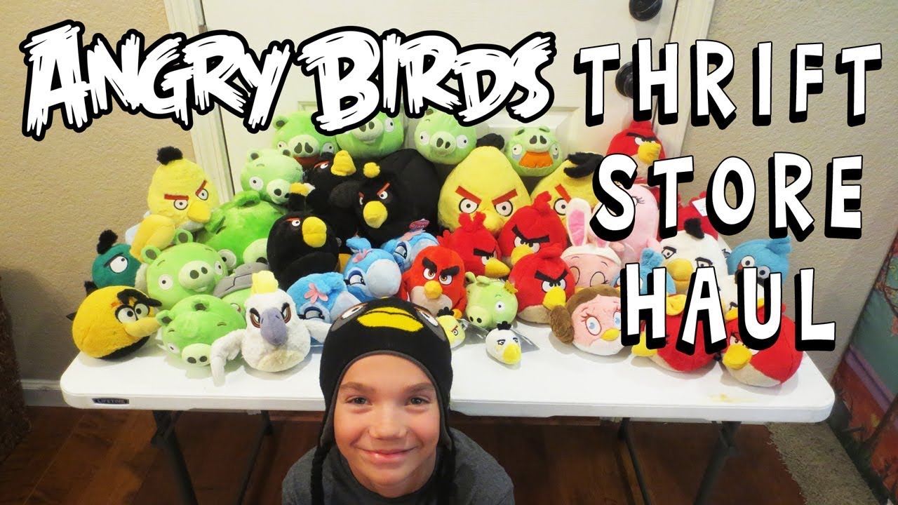 Angry Birds Plush Thrift Store Haul (Family Vlog 6/21/2018) - YouTube