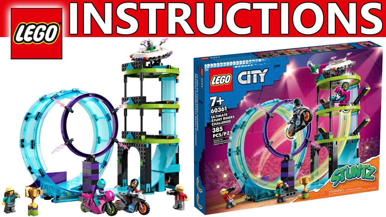 LEGO Instructions | Ultimate Stunt Riders Challenge | 60361 | LEGO City ...