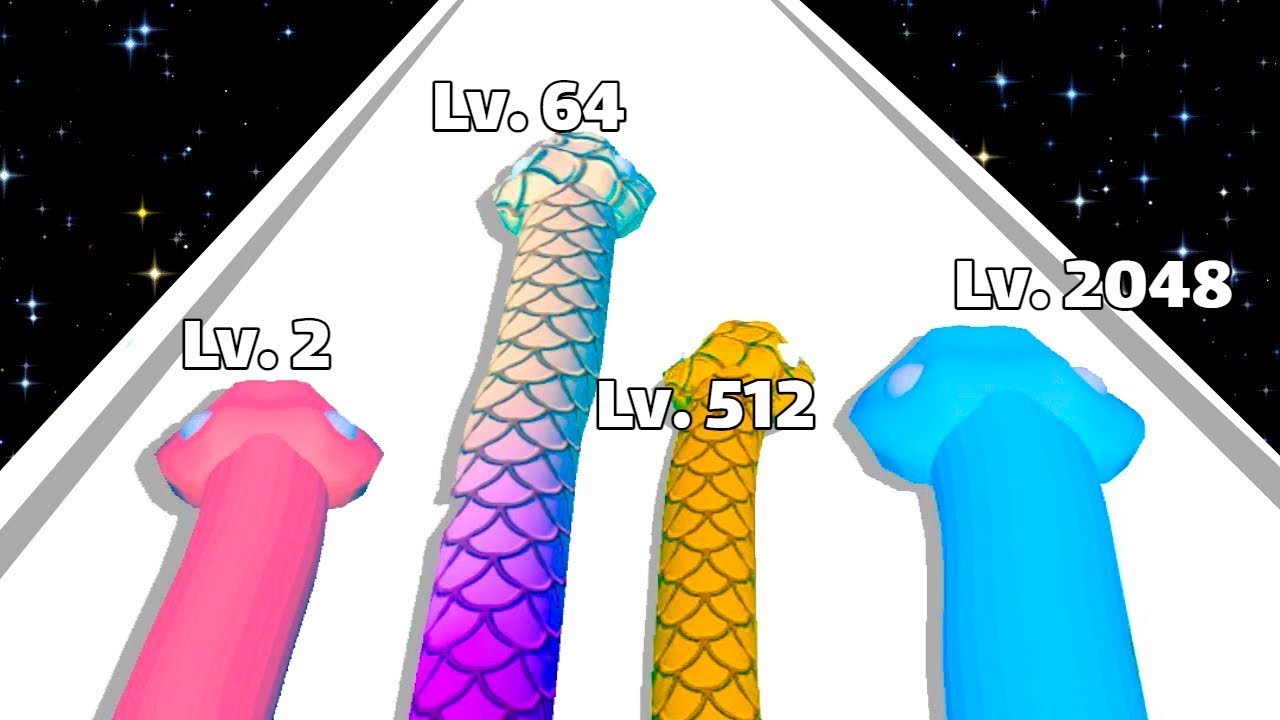 Colorful Snake - Color Math Games All Levels - YouTube