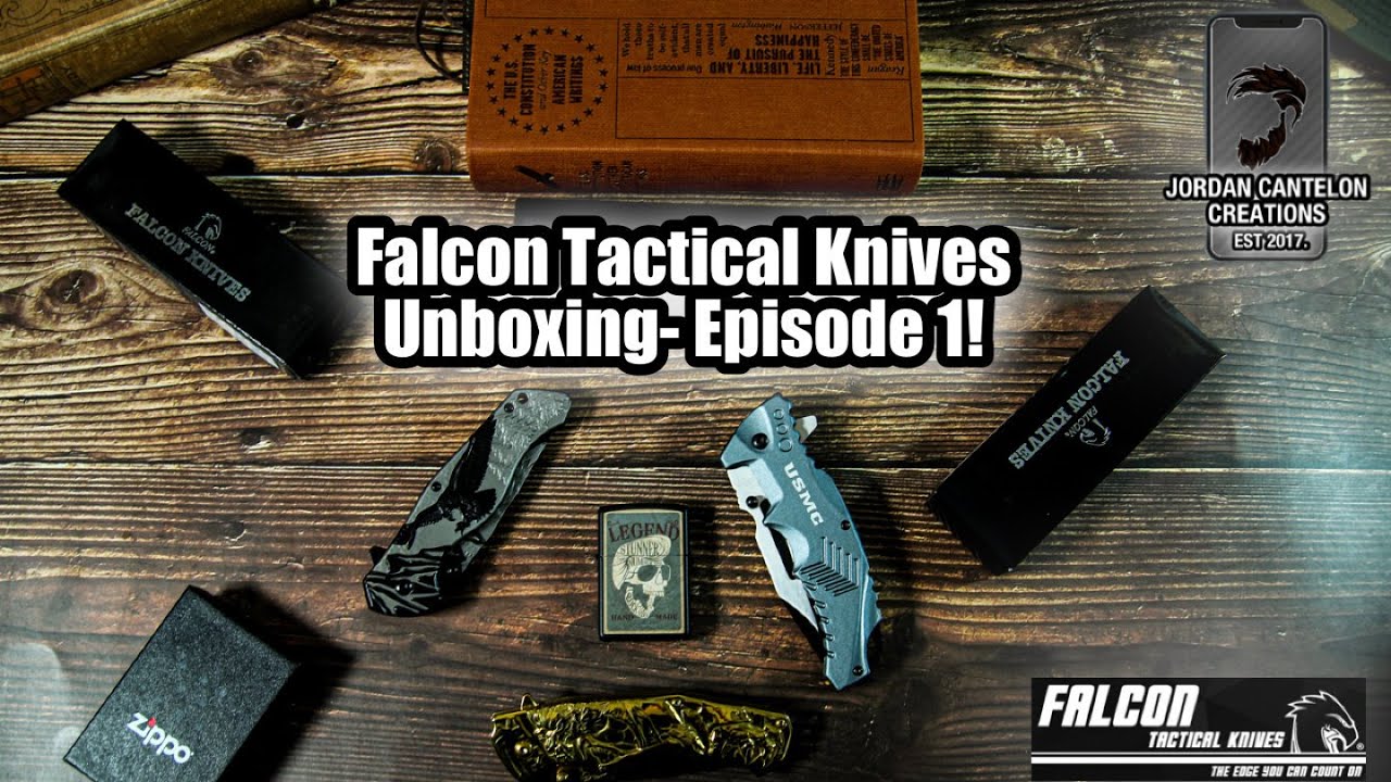 I’VE NEVER UNBOXED SOMETHING LIKE THIS??!! Falcon Tactical Knife ...