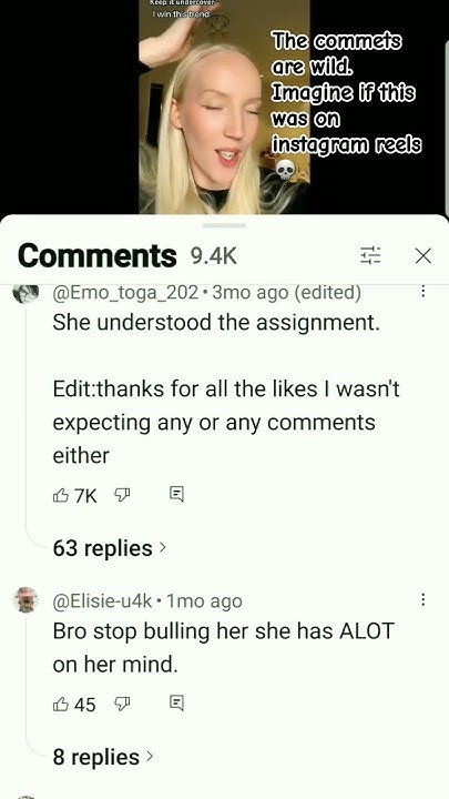 bro. let her MIND her own business - YouTube