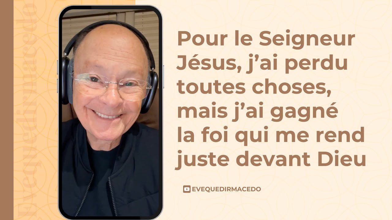 POUR LE SEIGNEUR JÉSUS, J’AI PERDU TOUTES CHOSES... - YouTube