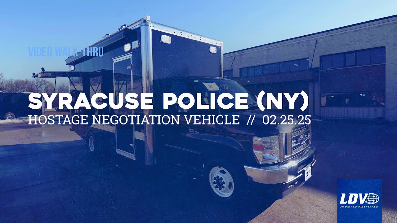 Syracuse Police (NY) Hostage Negotiation Vehicle - 2/25/25 - YouTube