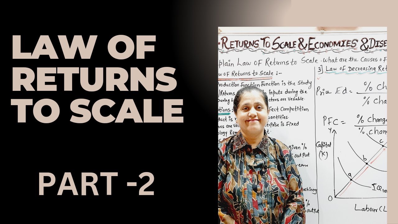 Law Of Returns To Scale | Returns To Scale & Economies & Diseconomies ...