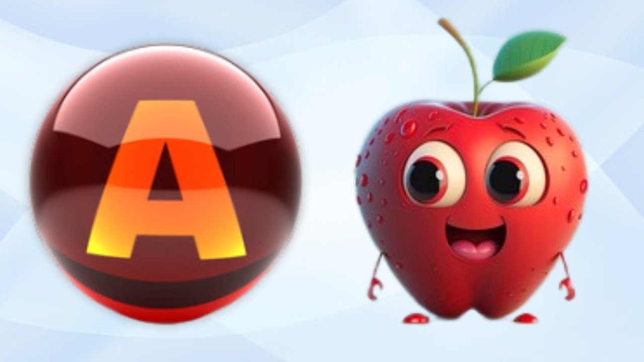 A for Apple / Nursery rhymes / Phonics Song for Toddlers / ABC Song # ...