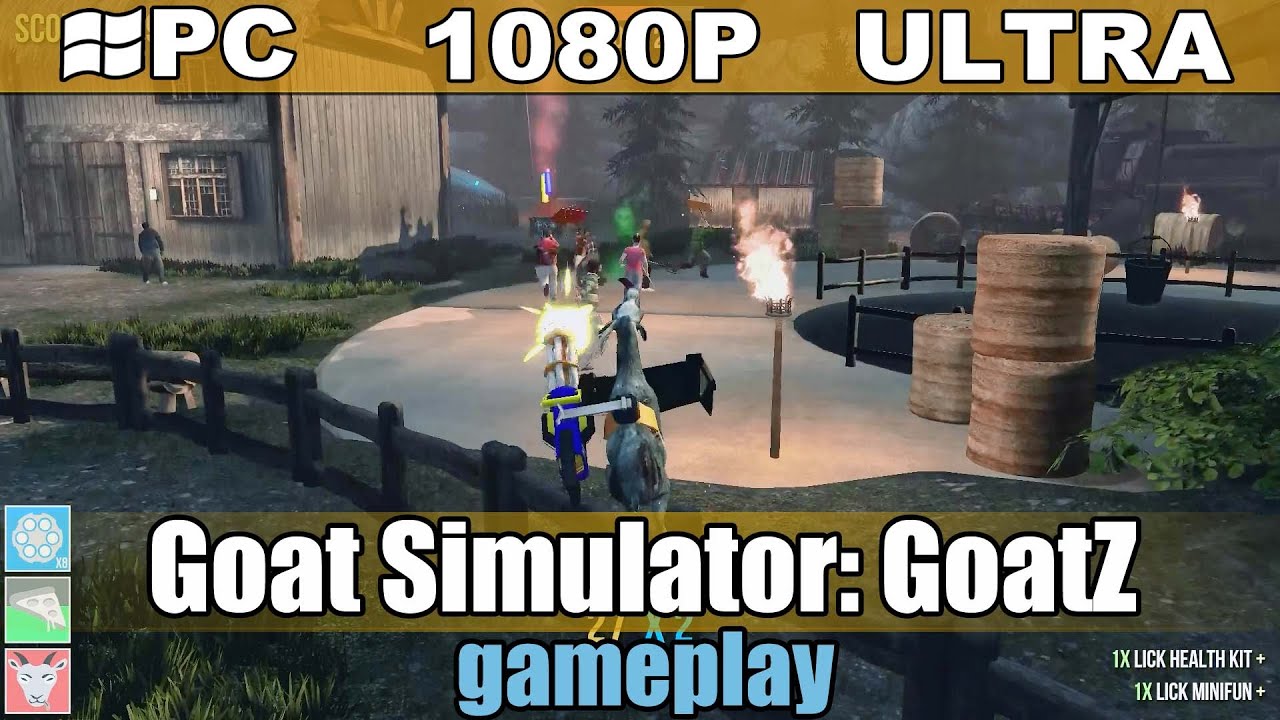 Goat Simulator: GoatZ gameplay HD - Survival Simulator - [PC - 1080p ...