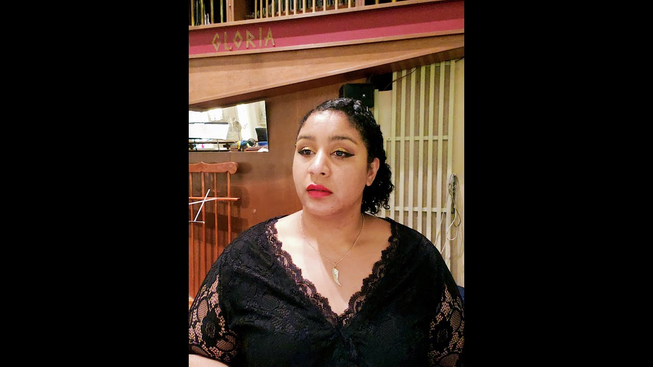 Soprano Sasha Massey, Laudate Dominum, Service of Allen James Bourque - YouTube