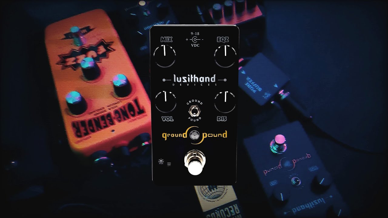 "Ground & Pound MKII" Bass Drive pedal demo with Wal style bass - YouTube