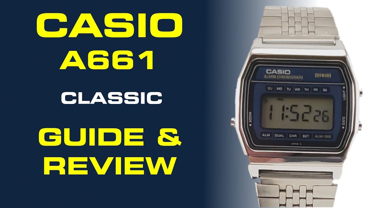 Casio Classic Watch A661 Guide & Review - YouTube