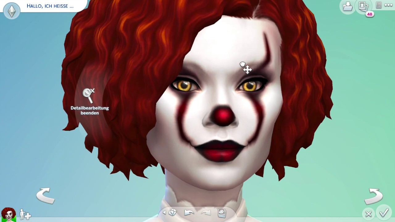 Sims 4 - IT. Pennywise wife /Create a Sim #3 - YouTube