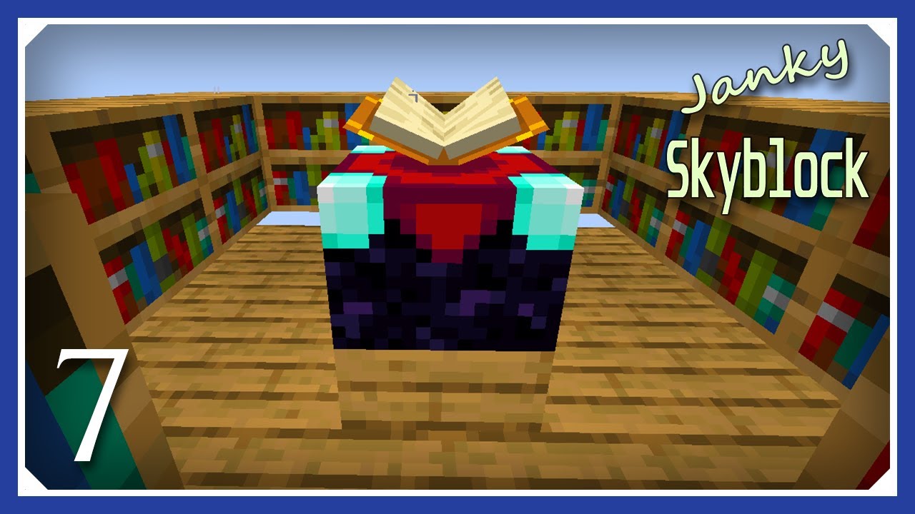Janky Skyblock Modpack | Enchanting & Apotheosis Spawner! | Minecraft 1.14.4 Modpack - YouTube