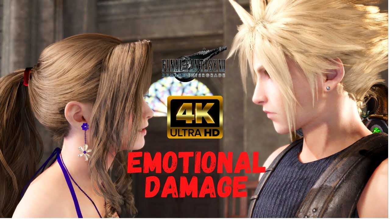 FF7 Remake Cloud & Aerith 'Emotional Damage' Meme - YouTube