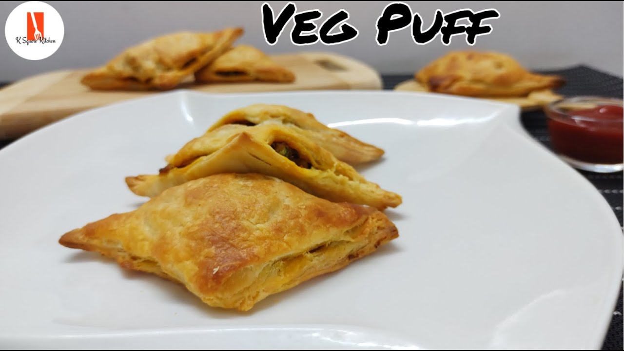 Crispy Veg Puff (Bakery Style) at home | Indian Food Vegetable Puff ...