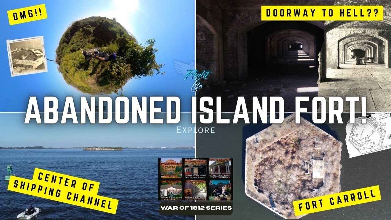 Inside Fort Carroll: Maryland’s Mysterious Abandoned Island Fort - YouTube