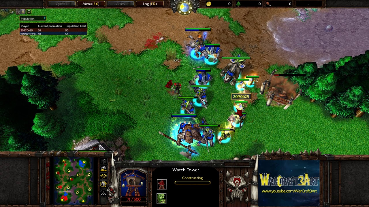 Infi(HU) vs FoCuS(ORC) - WarCraft 3 Frozen Throne - RN3999 - YouTube