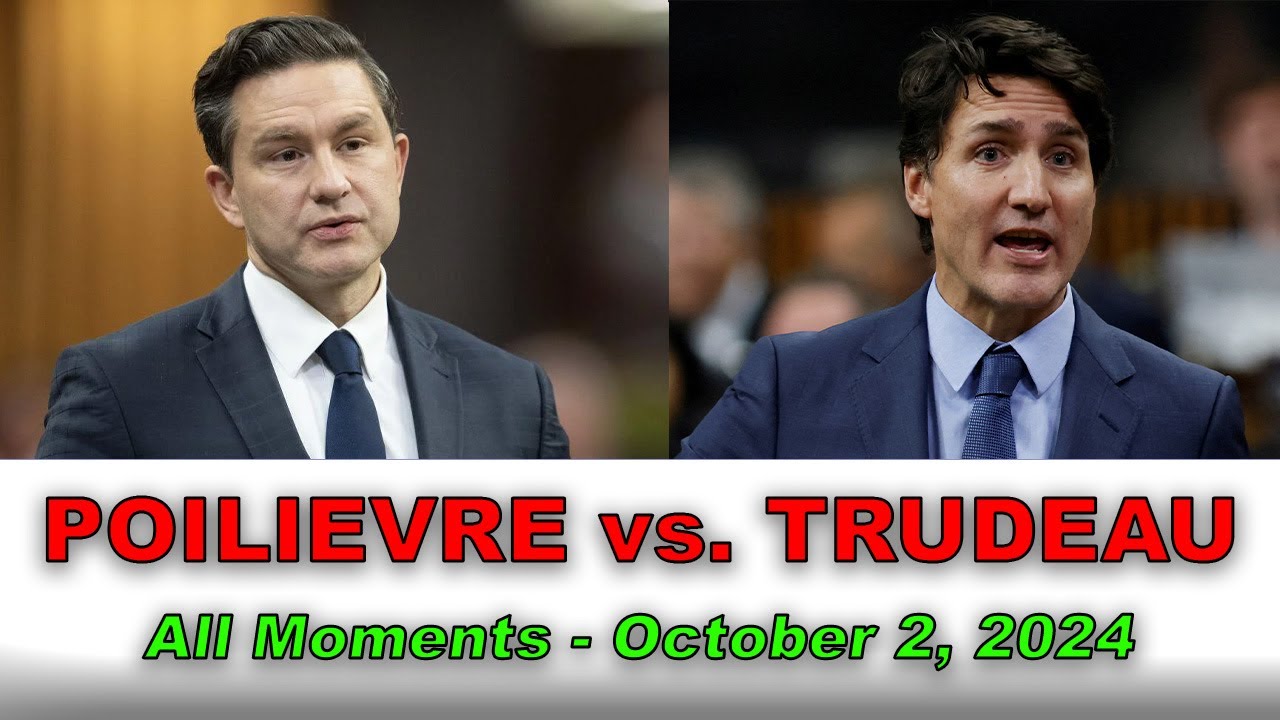 Pierre Poilievre vs. Justin Trudeau: ALL MOMENTS From October 2, 2024 ...