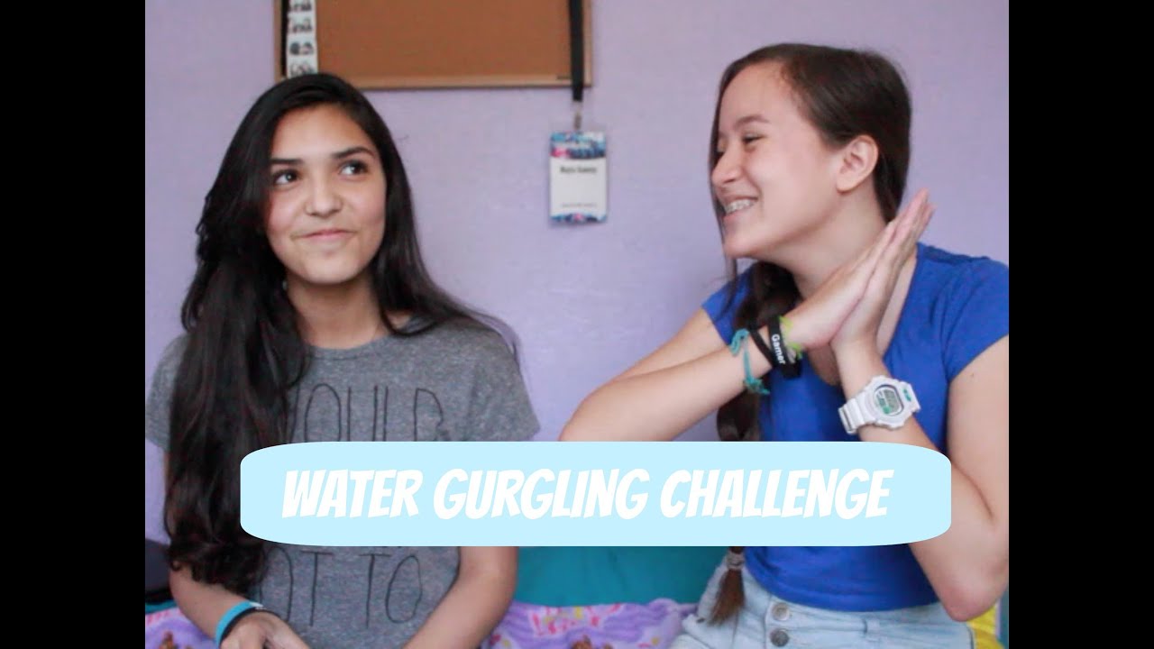 Water Gurgling Challenge - YouTube