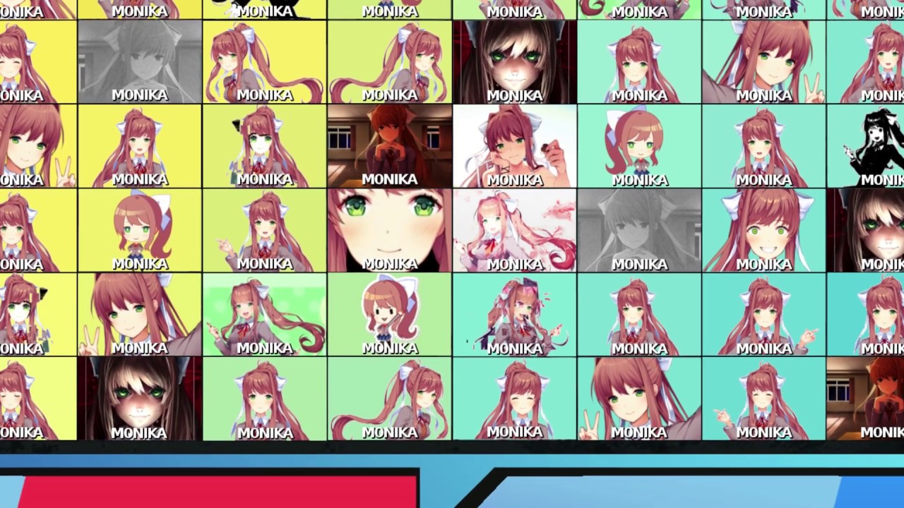 If Monika were in Super Smash Bros. Ultimate - YouTube